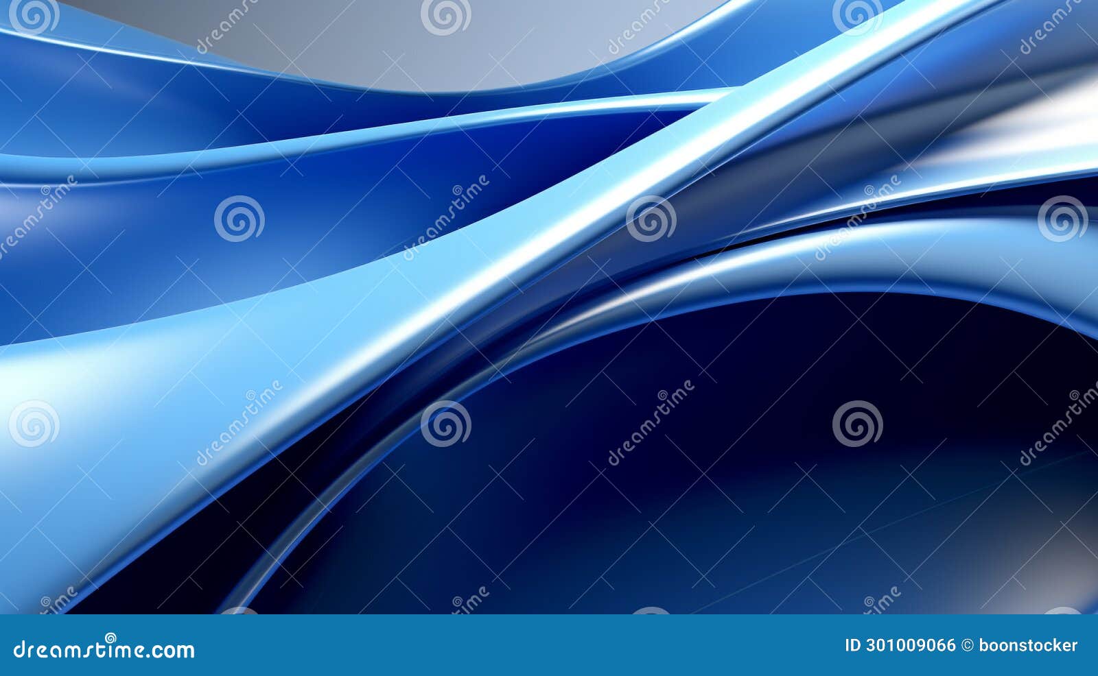 Modern Digital Abstract 3D Background, Blue and Silver Color. AI ...