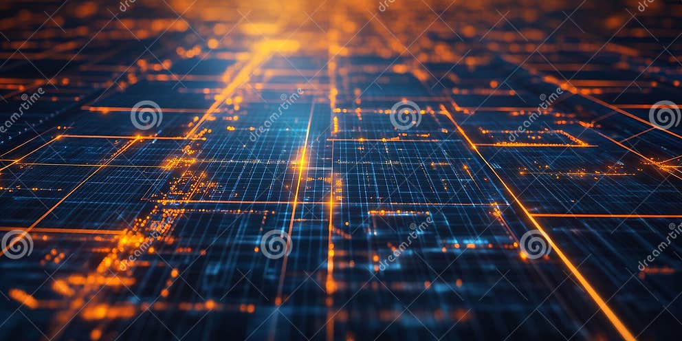 A Modern Digital Backdrop for Tech and Data Visualization, Enhancing ...