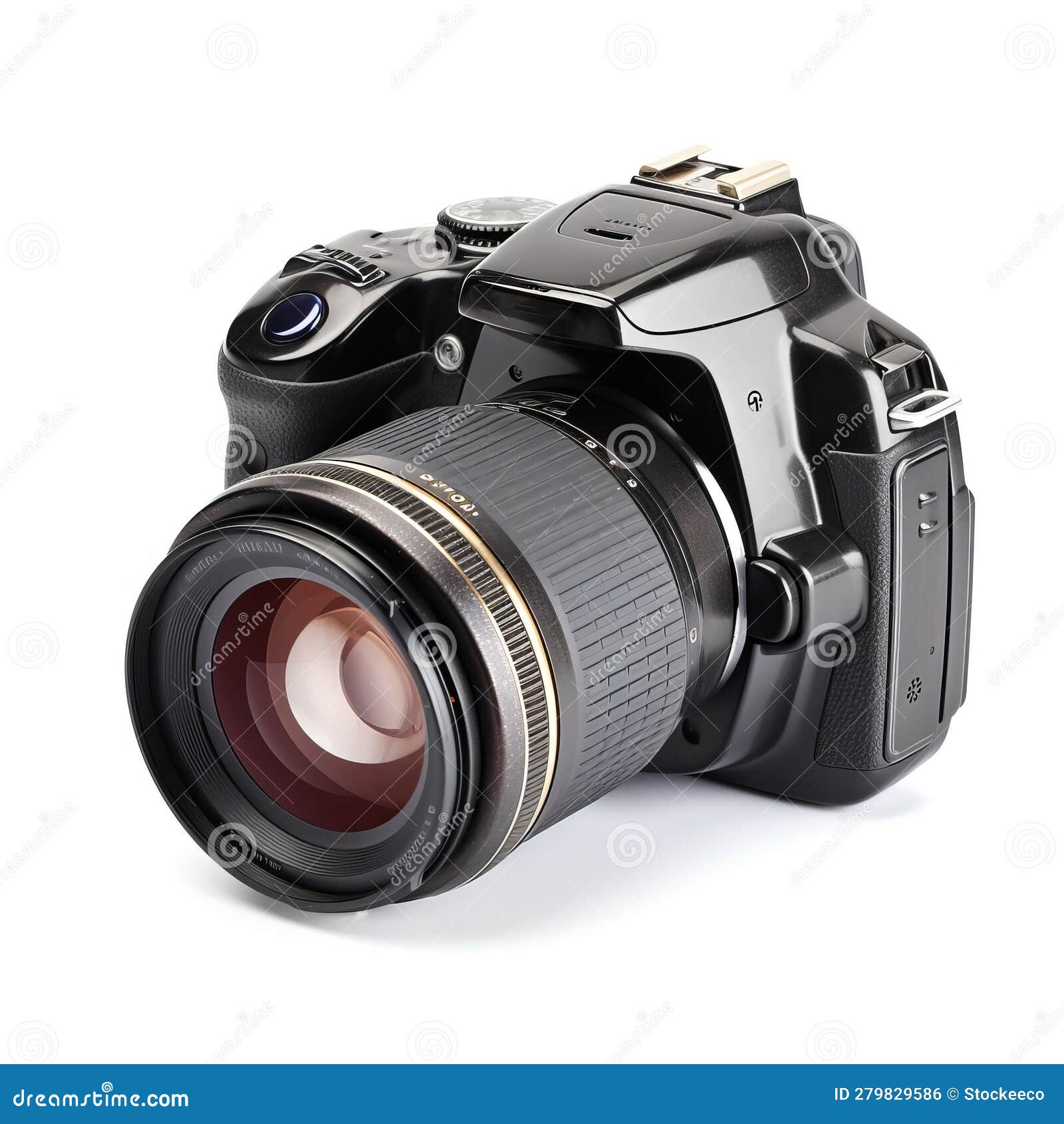 Digital Camera Isolated with Clipping Path Stock Illustration ...