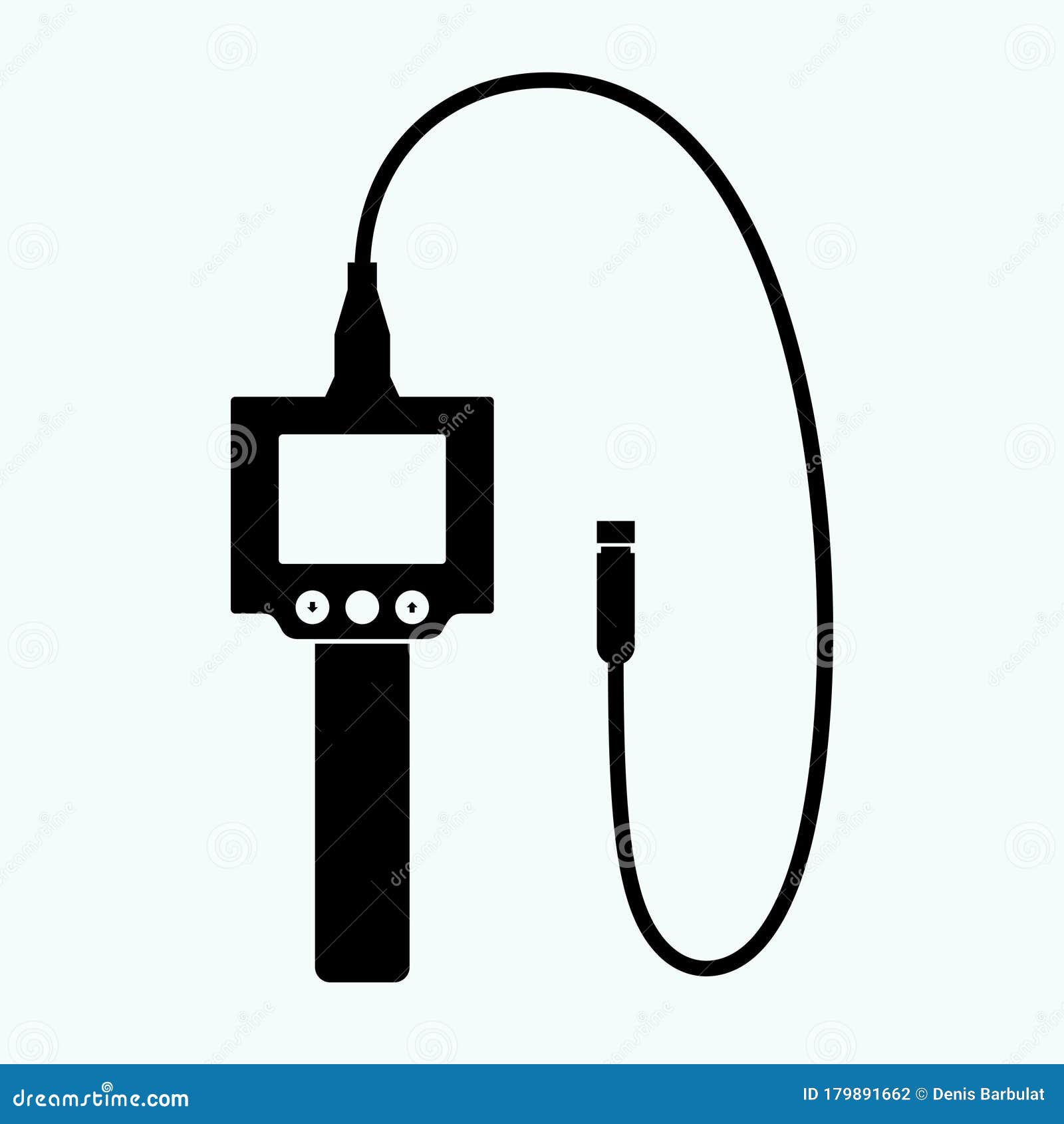 Modern Digital Compact Endoscope, Borescope Inspection Camera Stock ...