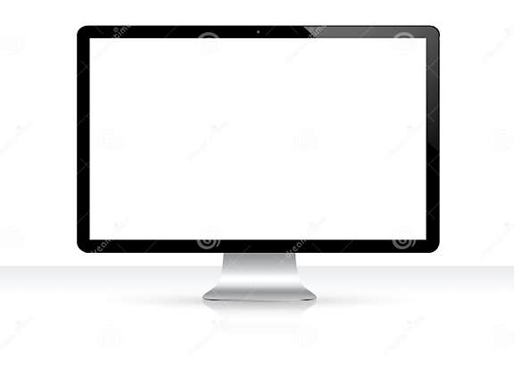 Modern digital computer stock illustration. Illustration of network ...