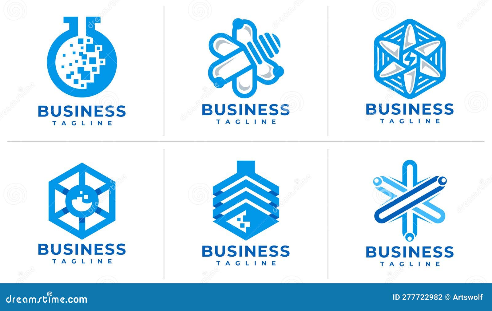 Modern Digital Laboratory Tube and Dna Logo Design. Abstract Technology ...