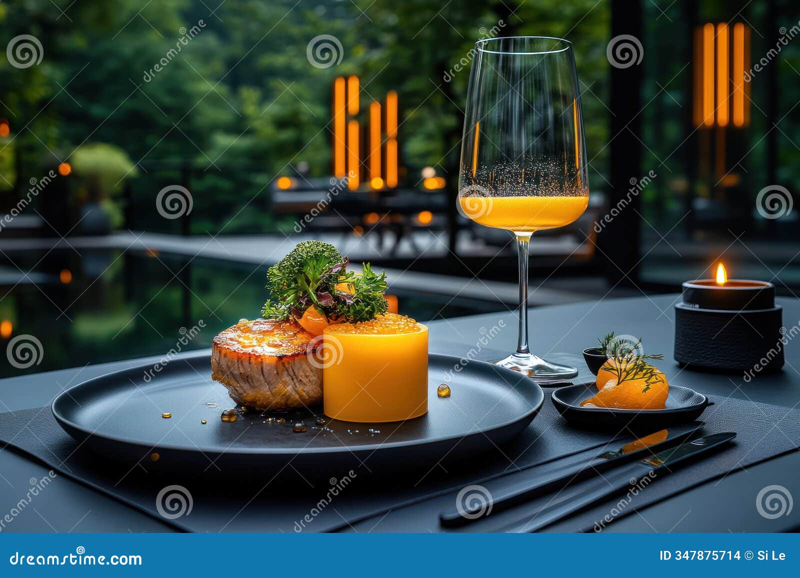 Modern Digital Menu Screen Mockup Design for Restaurant or Cafe Stock ...