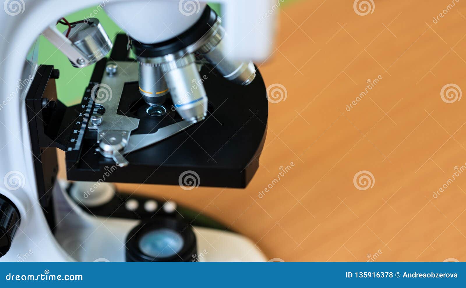 Modern Digital Microscope with LCD Display. Stock Photo - Image of ...