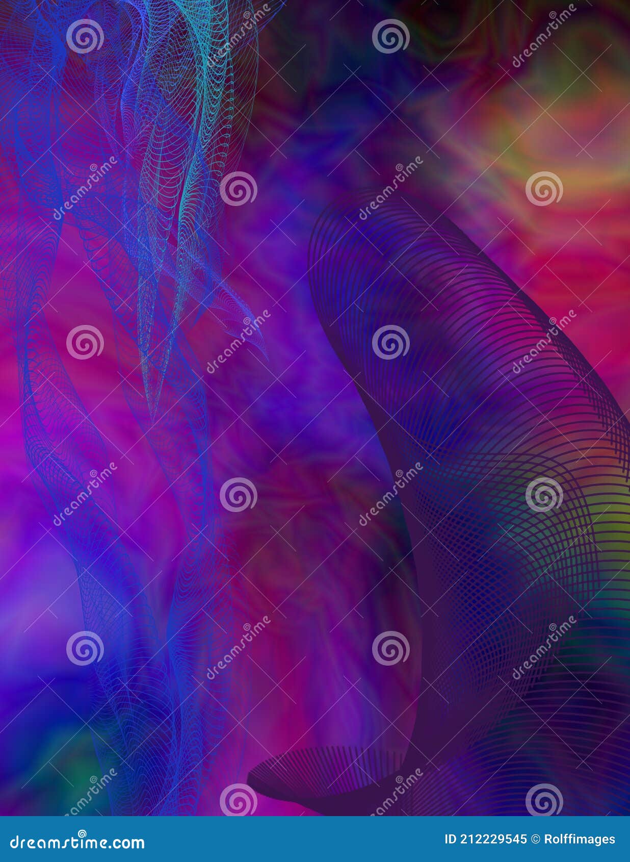 Modern Digital Painting stock illustration. Illustration of artistic ...