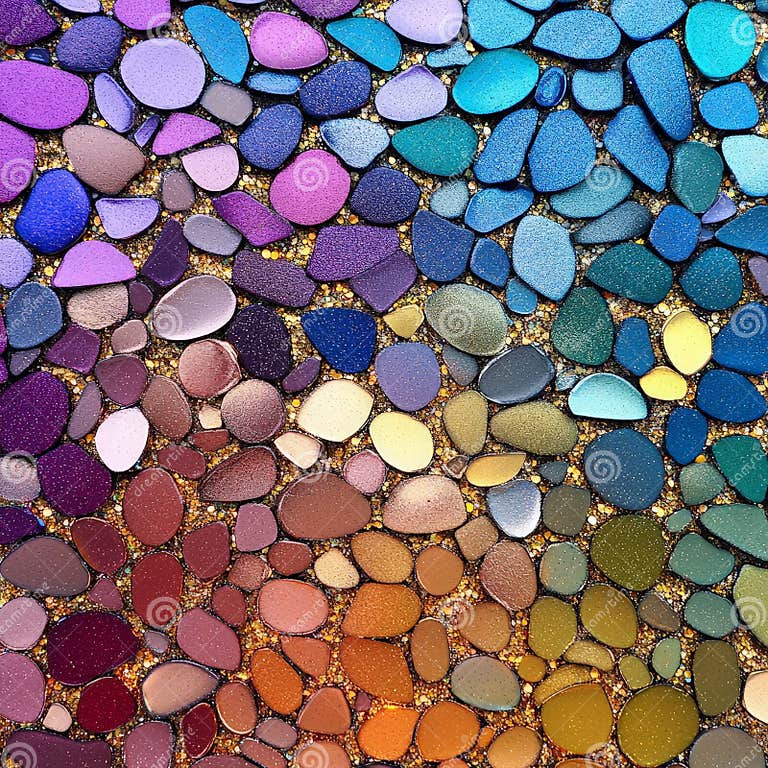 Modern Digital Rainbow Pattern Texture Stock Illustration ...