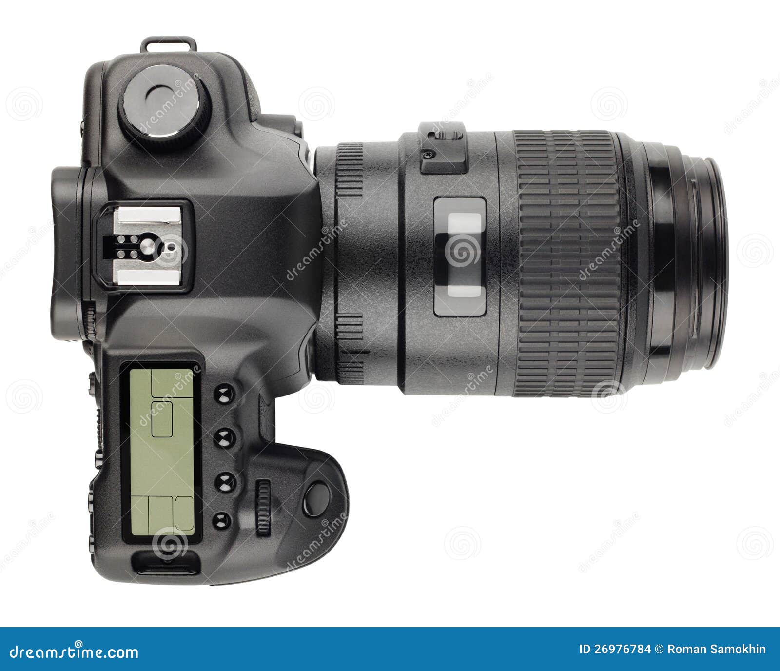 Modern digital SLR camera stock photo. Image of closeup - 26976784