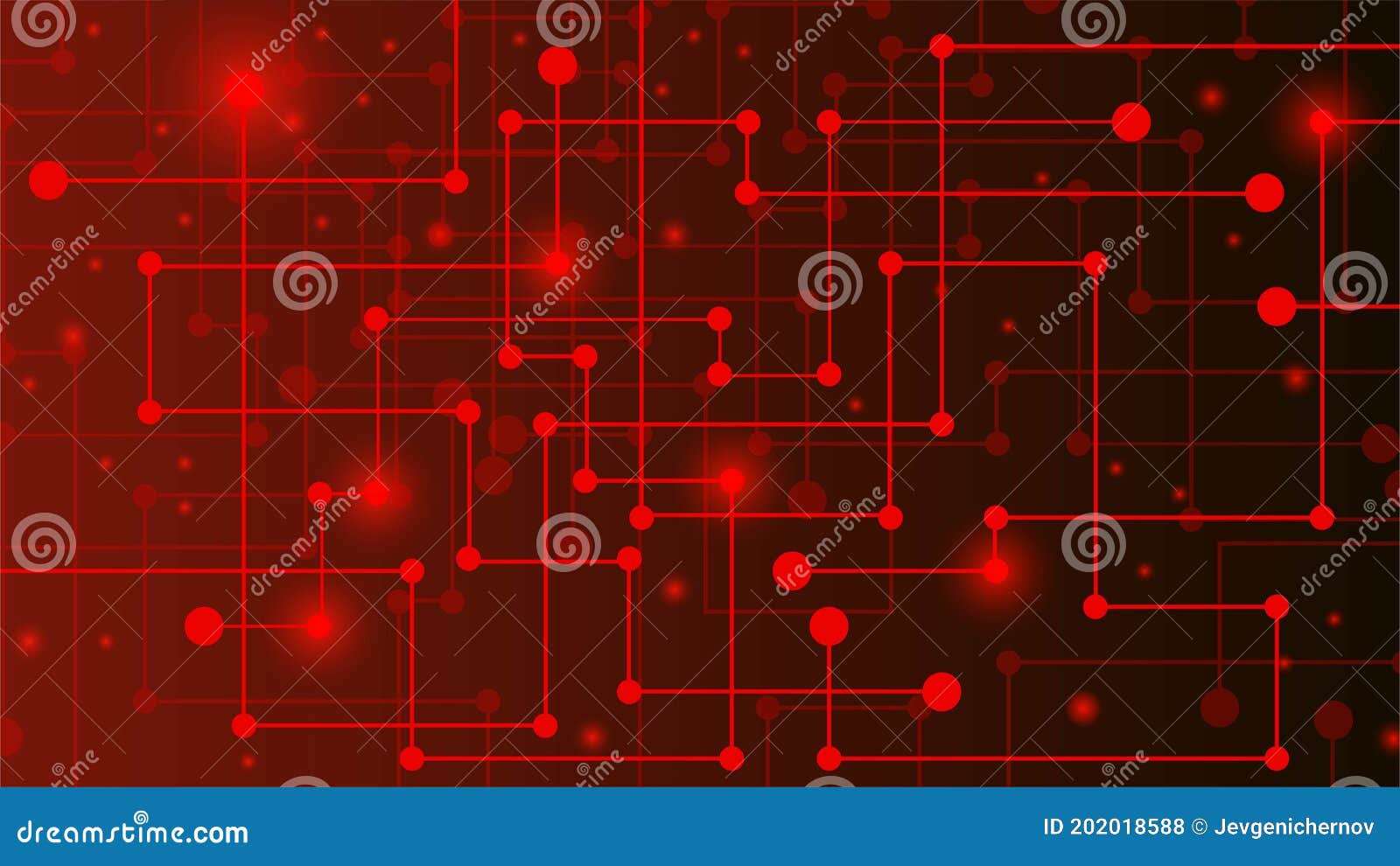 Modern Digital Technology and Computing Concept Background Illustration ...