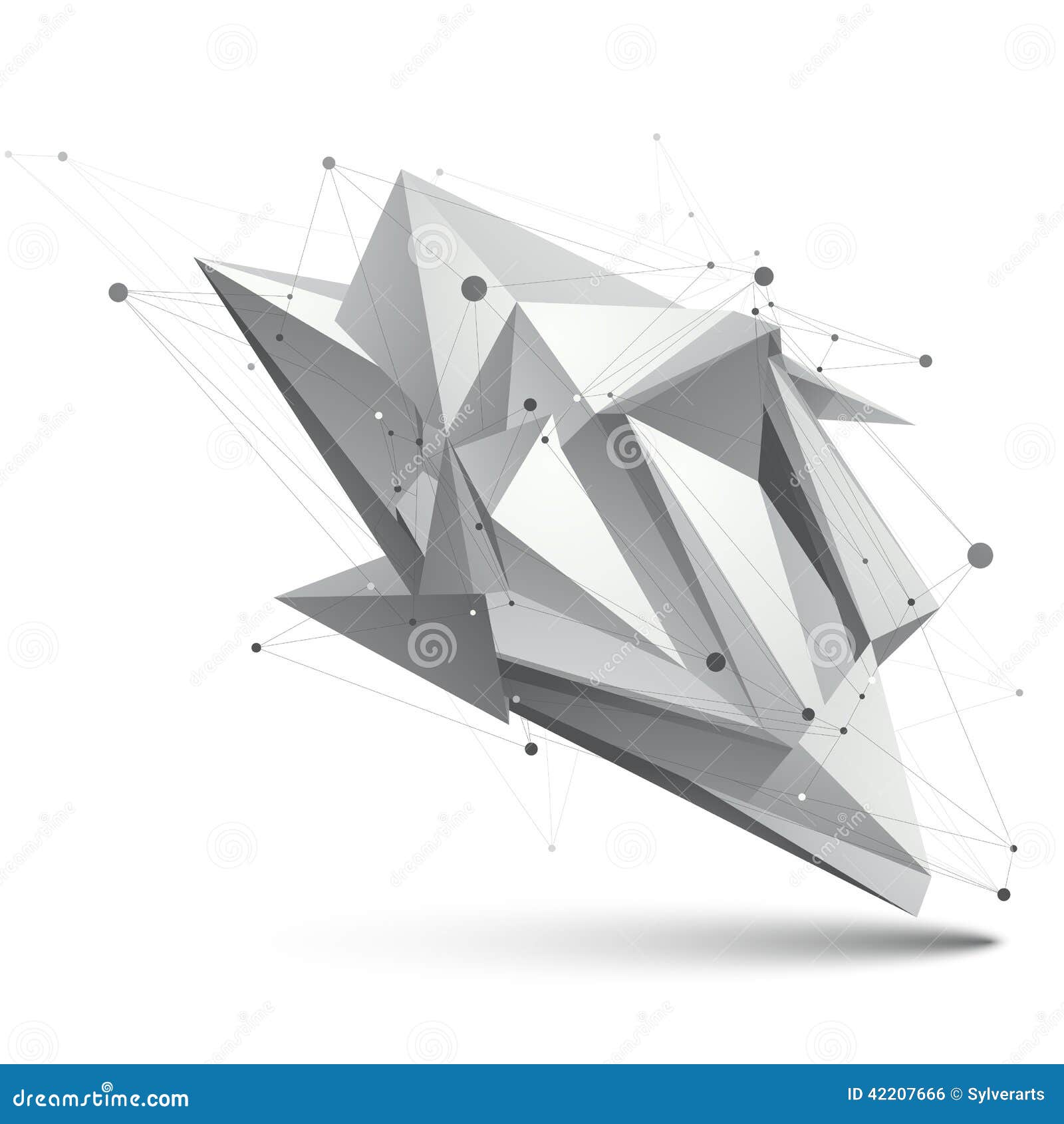 Modern Digital Technology Style, Abstract Unusual Background, Vector ...