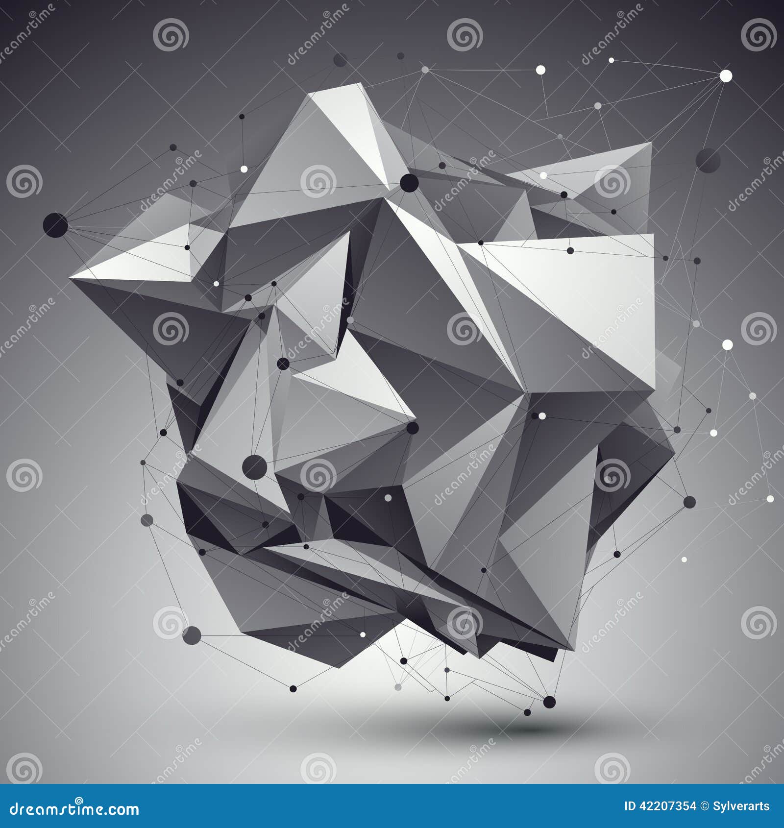 Modern Digital Technology Style, Abstract Unusual Cybernetic Background ...