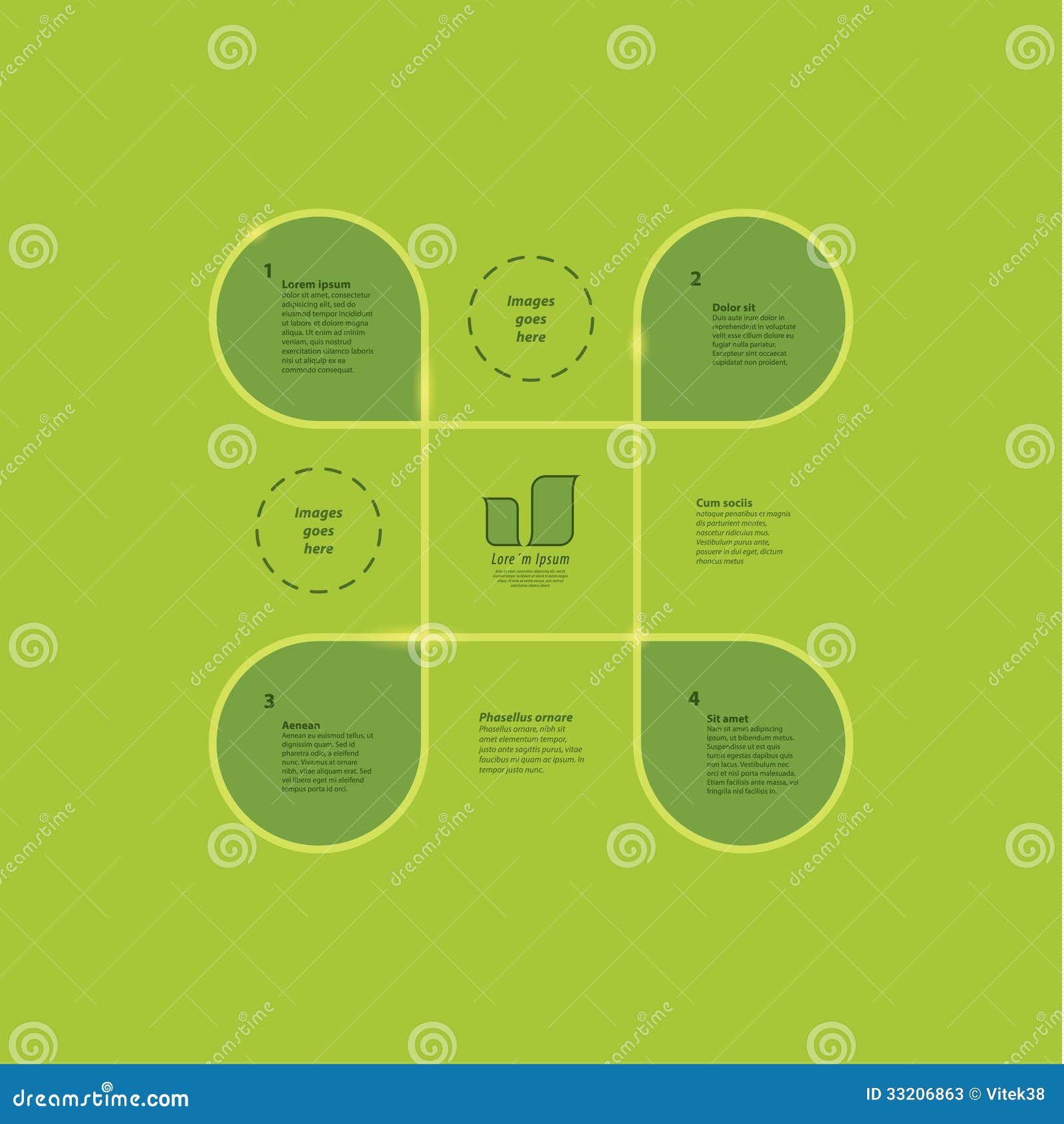 Modern Digital Template with Four Primary Steps and Much Space F Stock ... Modern Digital Template with Four Primary Steps and Much Space F Stock ...