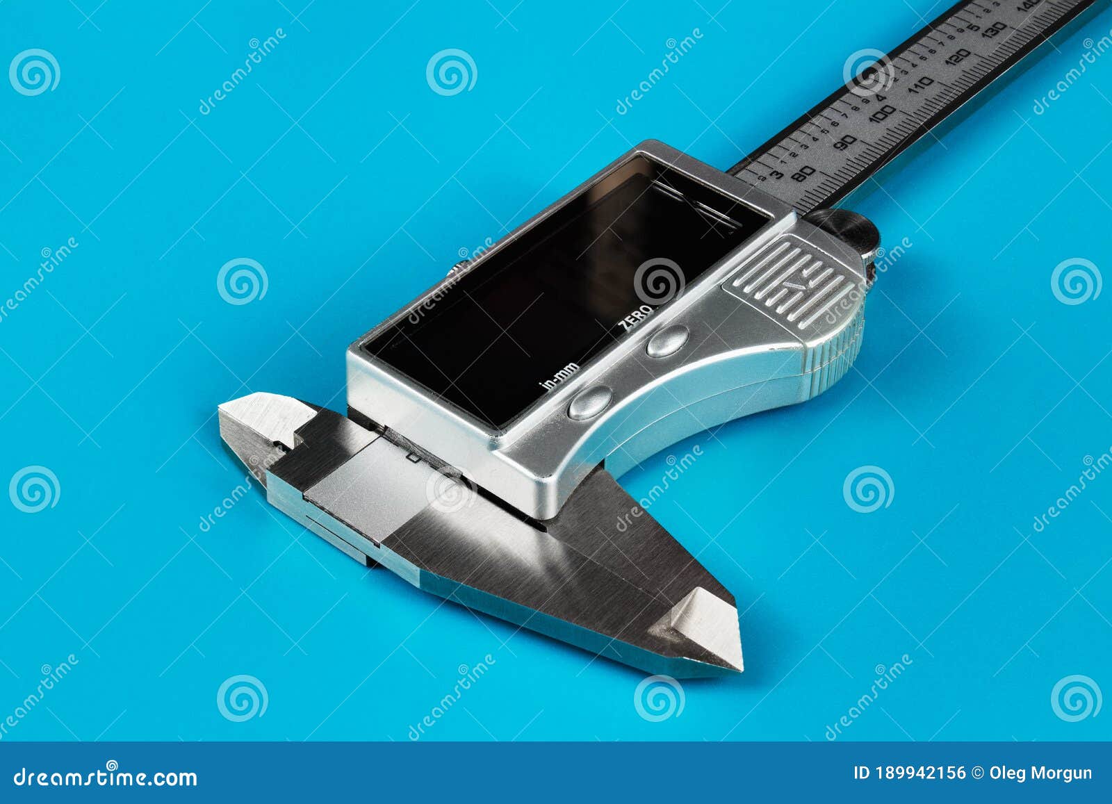 Modern Digital Vernier Caliper Close-up. Accurate Measurement of ...