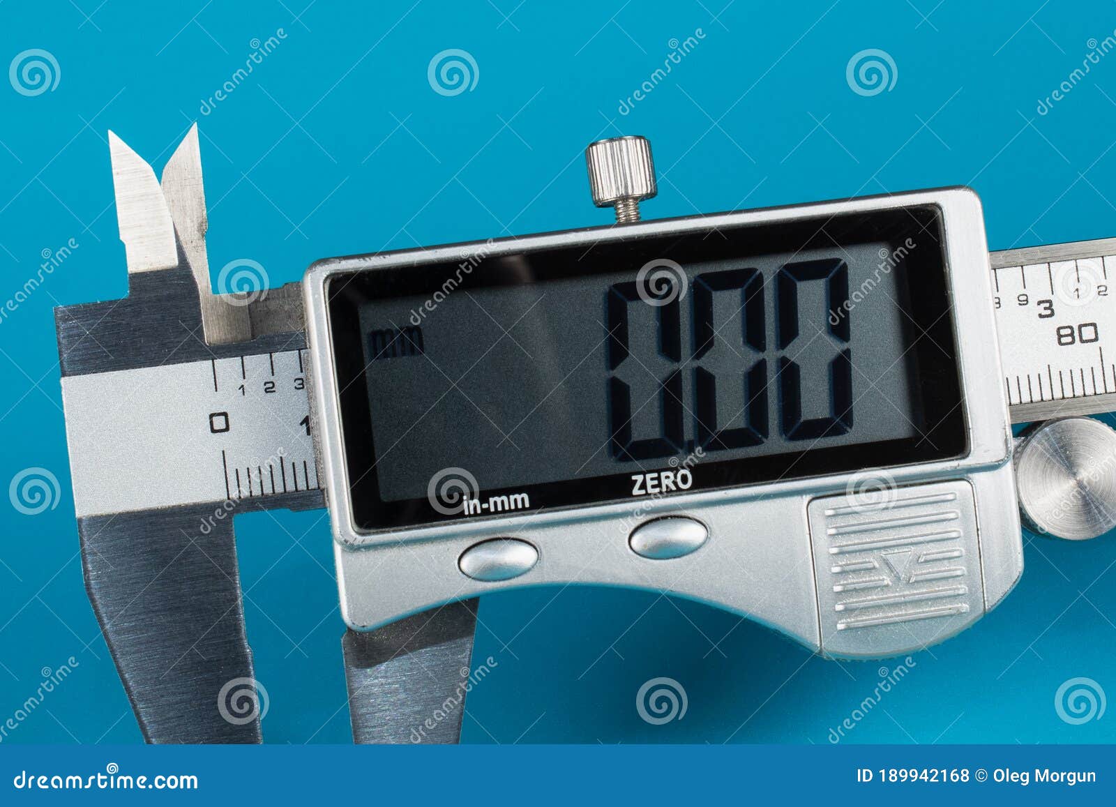 Modern Digital Vernier Caliper Close-up. Accurate Measurement of ...