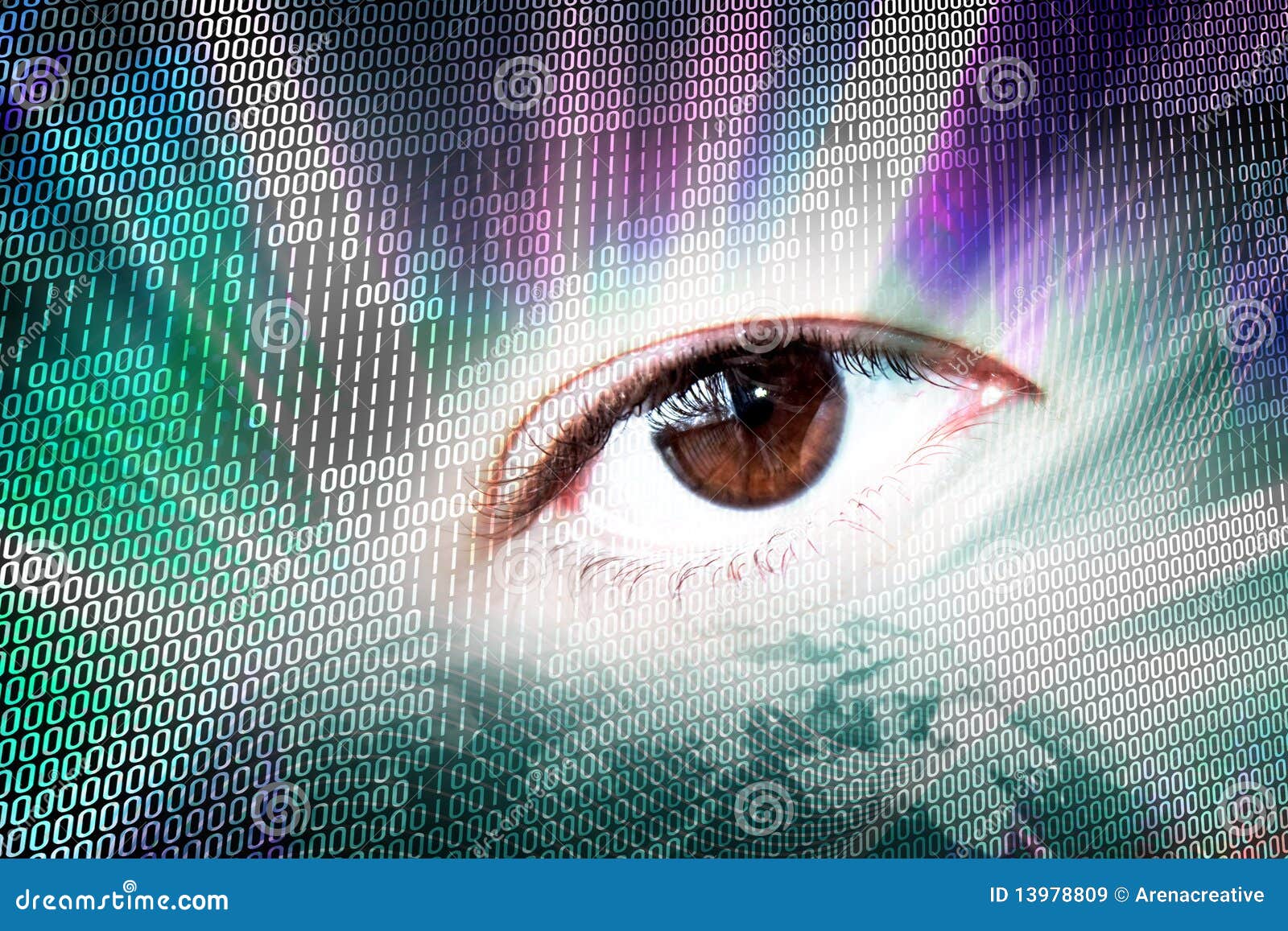 Modern Digital Vision stock illustration. Illustration of flare - 13978809