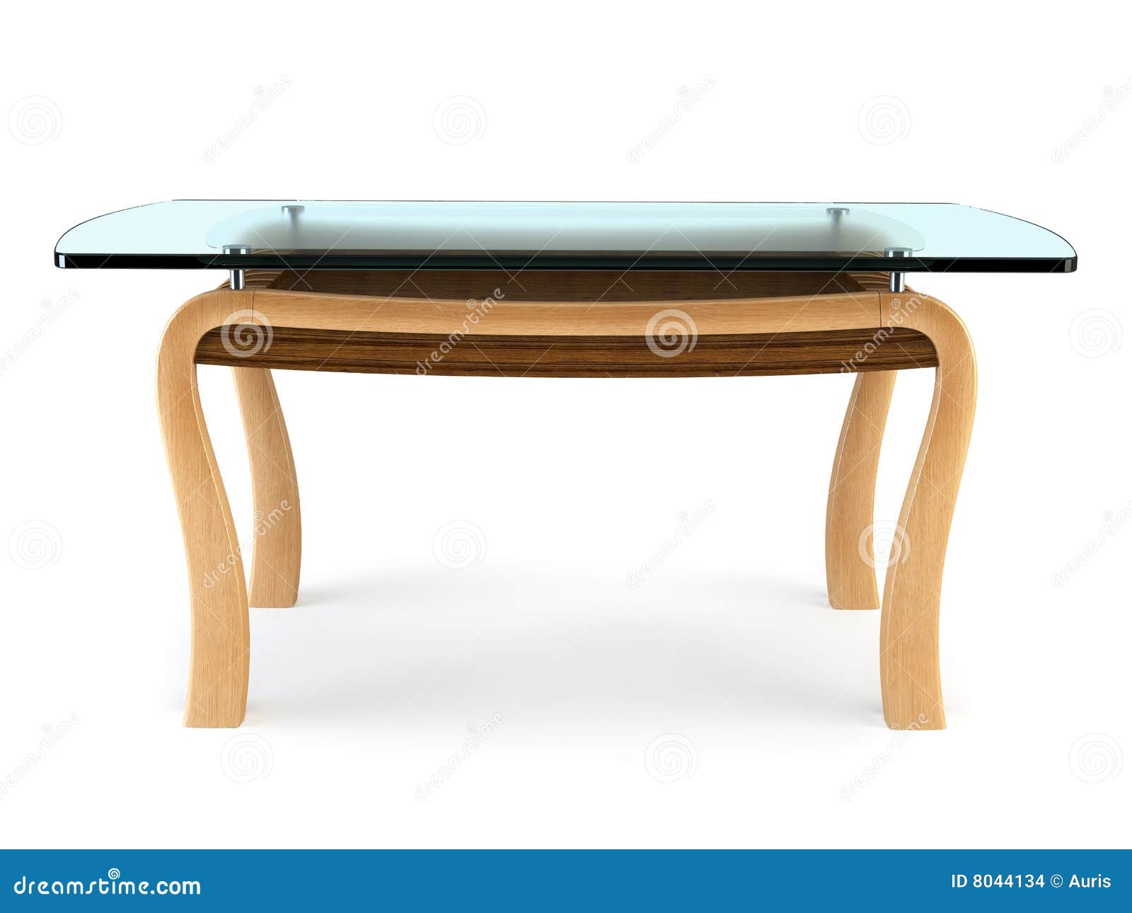 Modern dining glass table stock illustration. Illustration of design ...