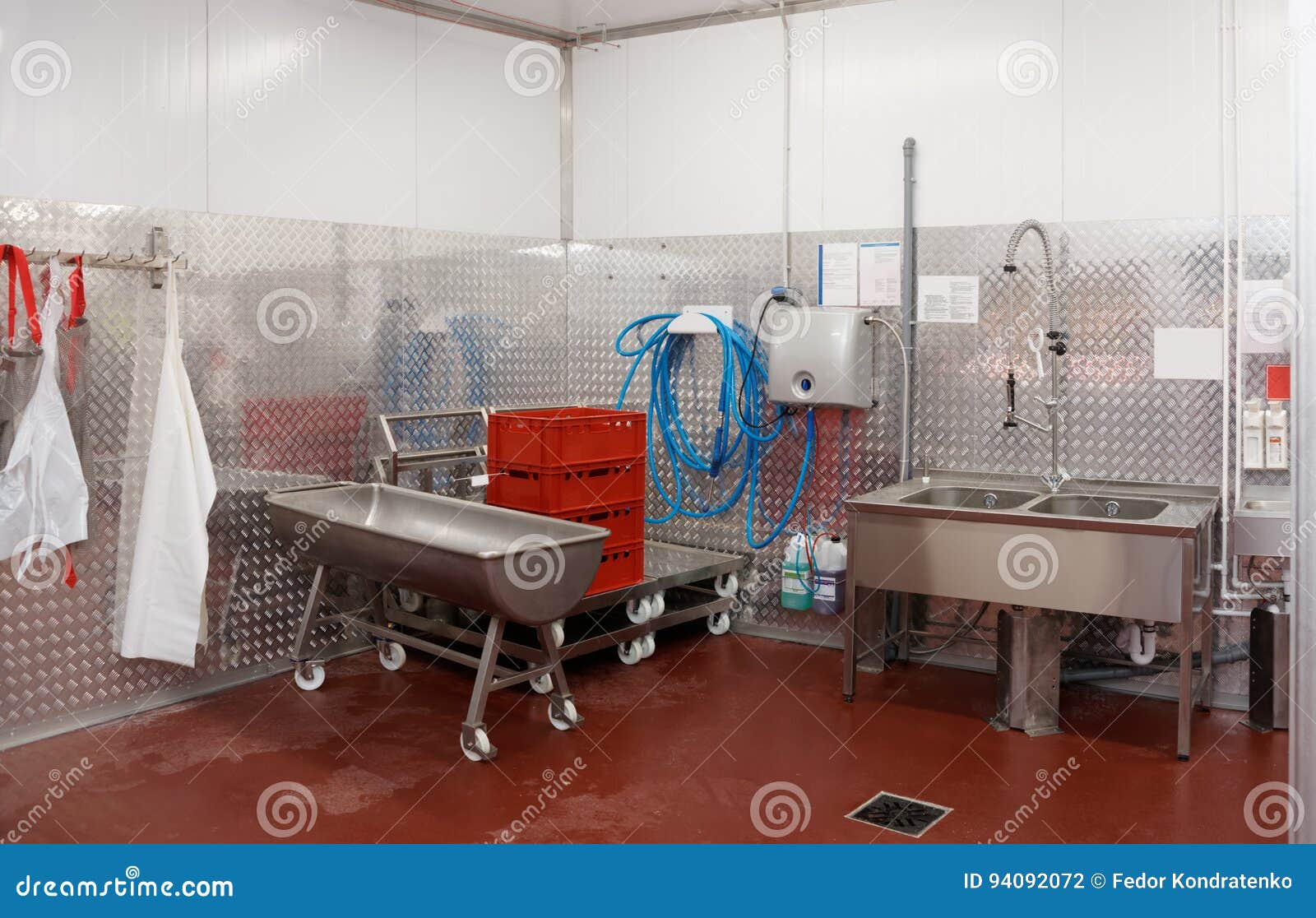Modern dishwashing room stock photo. Image of solution - 94092072