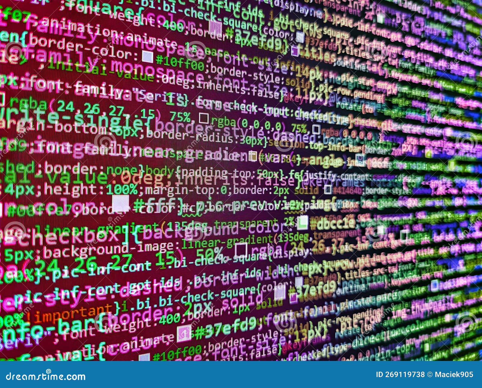 Modern Display Of Data Source Code Abstract Computer Script Source Code Php Development
