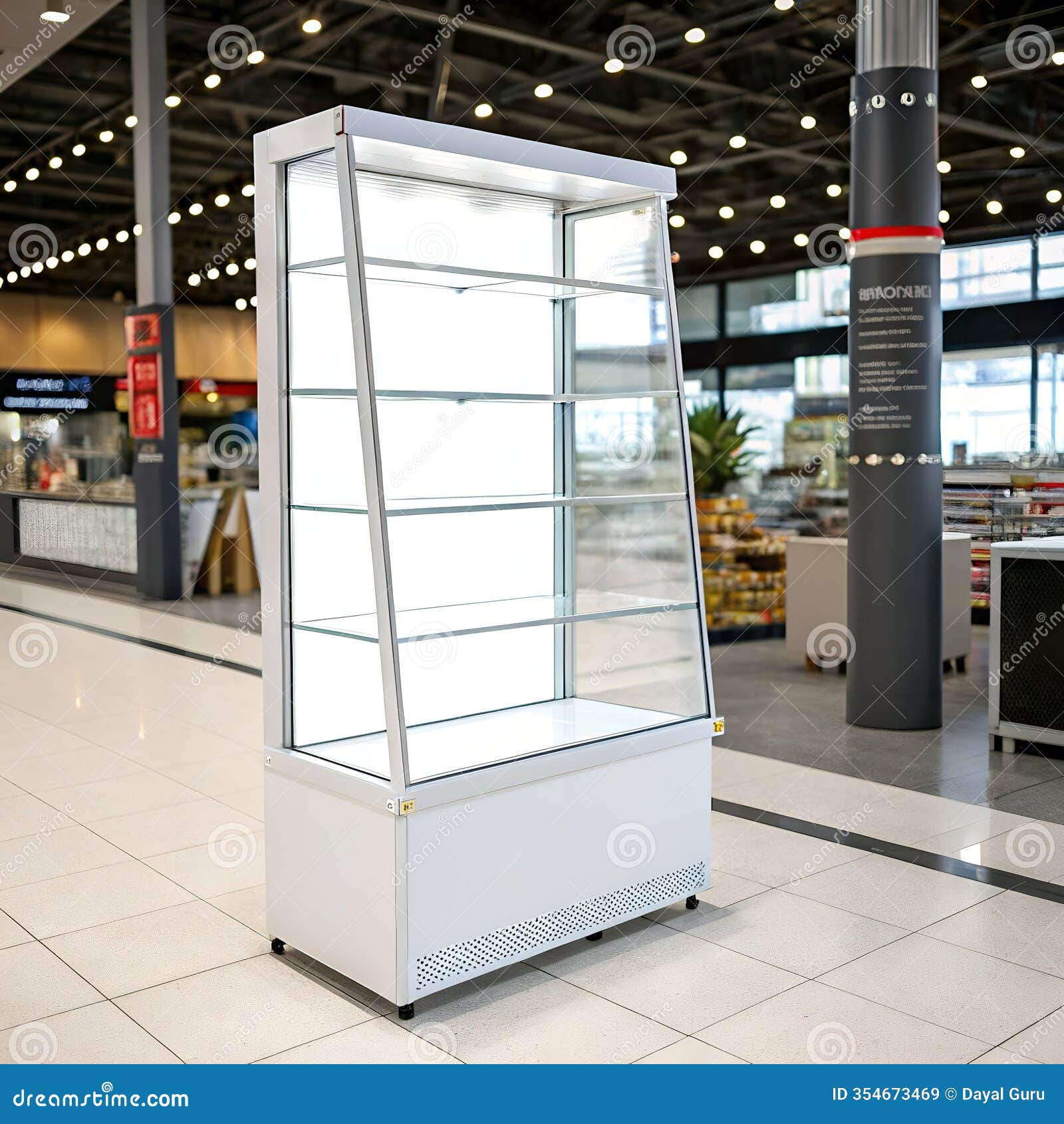 Modern Display Stand Isolated on Transparent Background Stock ...