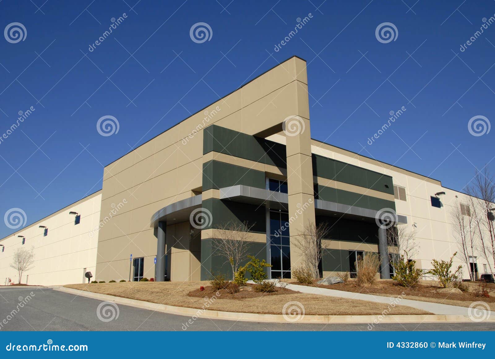 Modern Distribution Center stock photo. Image of warehouse - 4332860