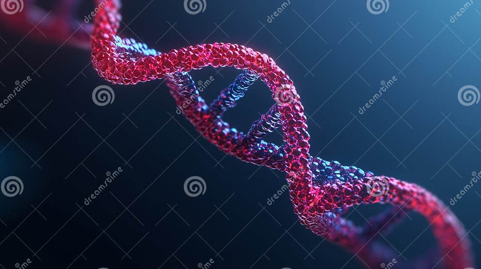 Modern DNA Analysis Technology Concept Stock Illustration ...