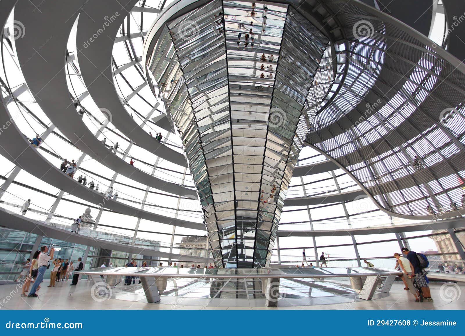 Modern Dome of Reichstag in Berlin Editorial Stock Photo - Image of ...