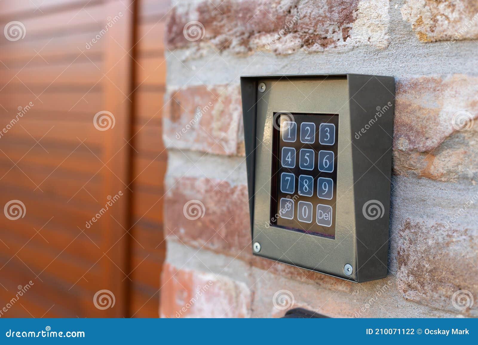 Modern door bell stock photo. Image of modern, bell - 210071122