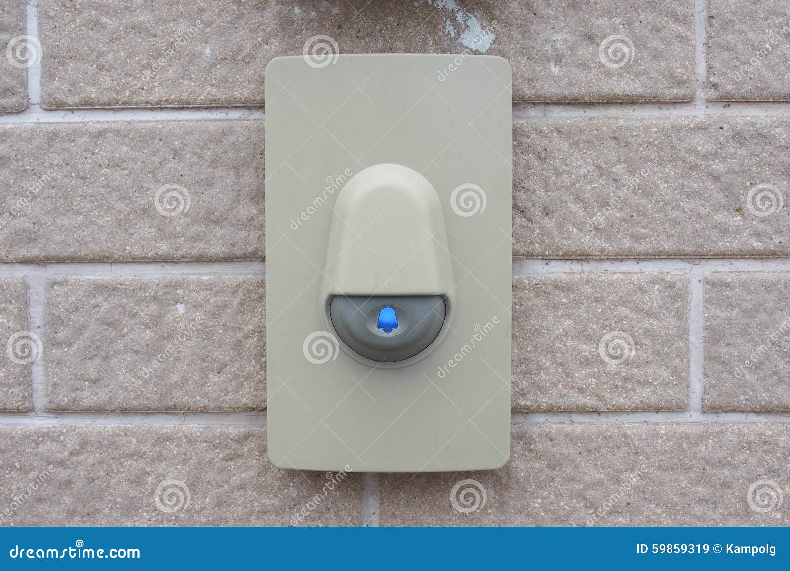 Modern Door Bell for Modern Home Stock Image - Image of electronic ...