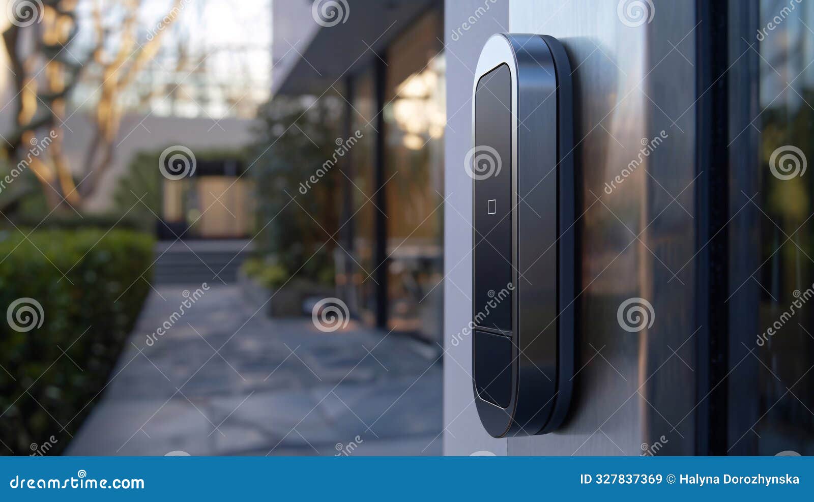 Modern Door Lock with Digital Keypad Entry. Generative AI Stock ...