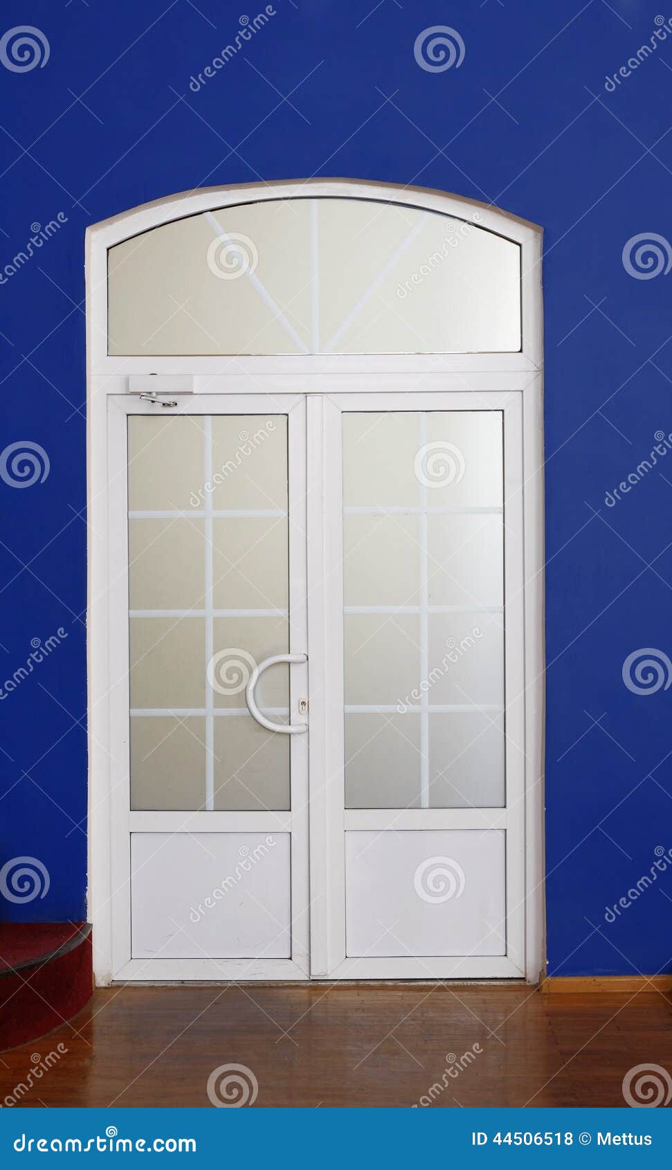 Modern Door of White Color Indoor. Stock Photo - Image of inside, floor ...