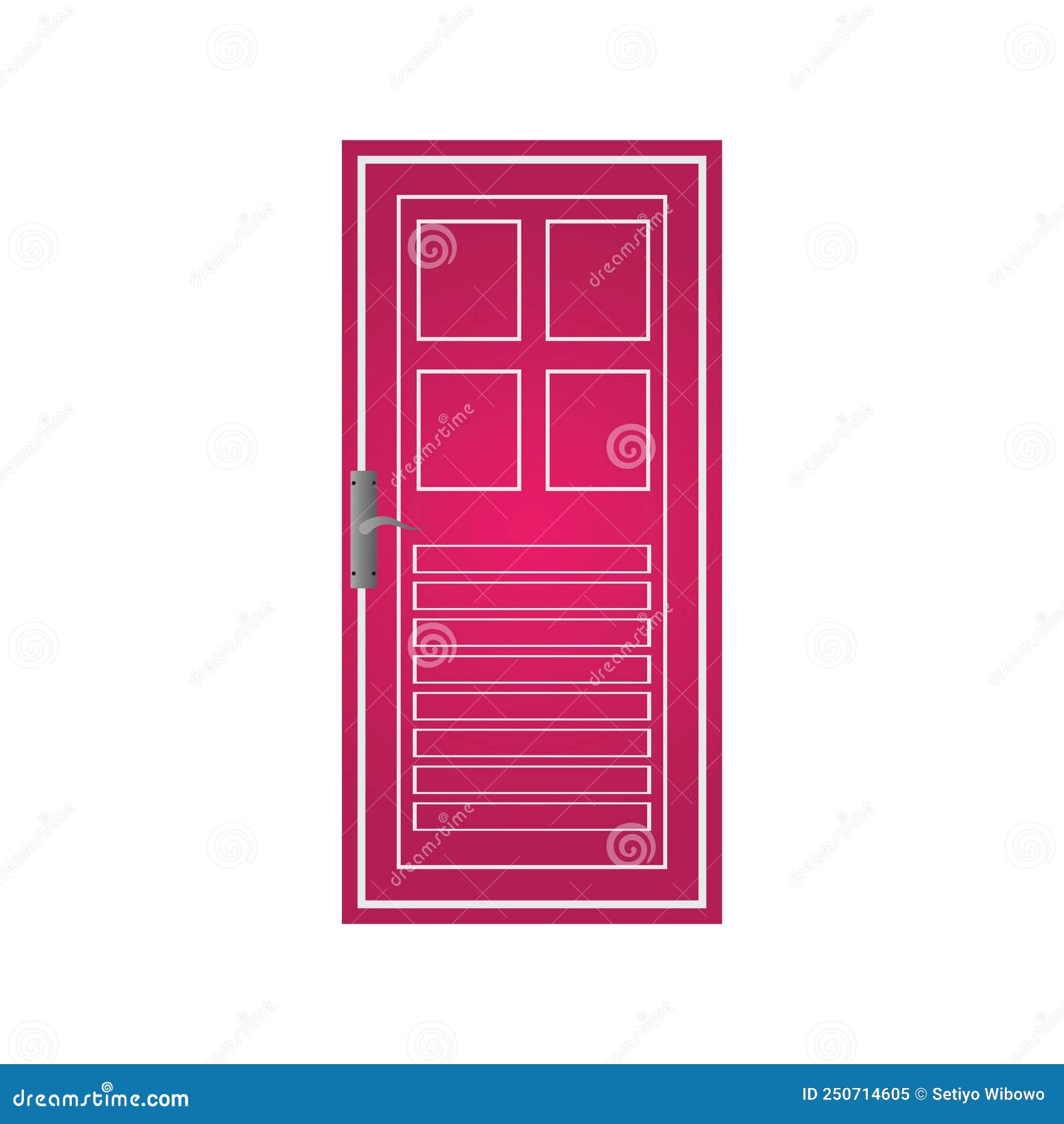 Modern Doors Front Entrance Doors House Vector Stock Vector ...