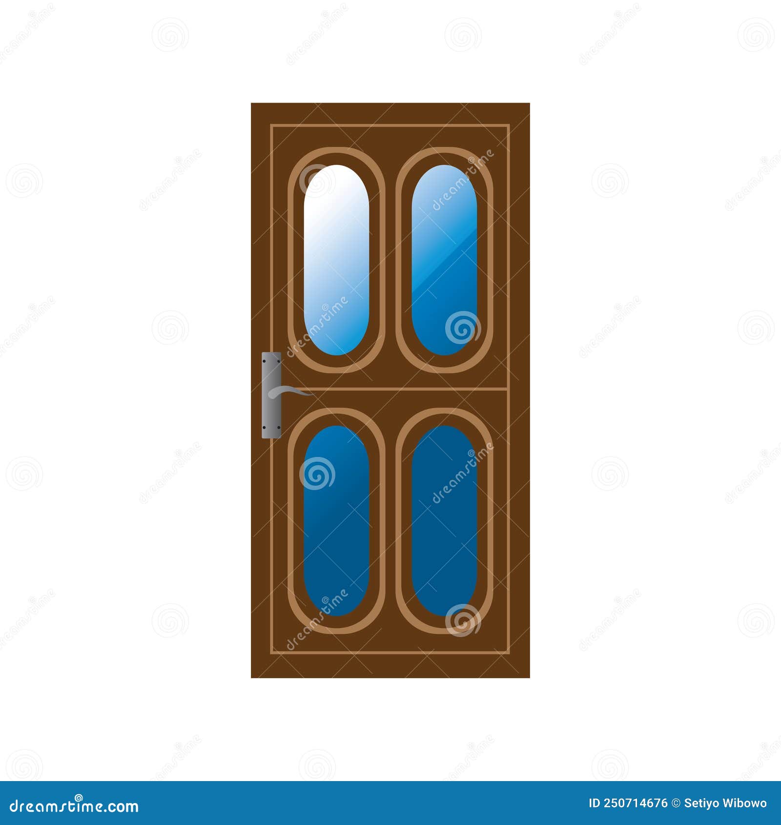 Modern Doors Front Entrance Doors House Vector Stock Vector ...