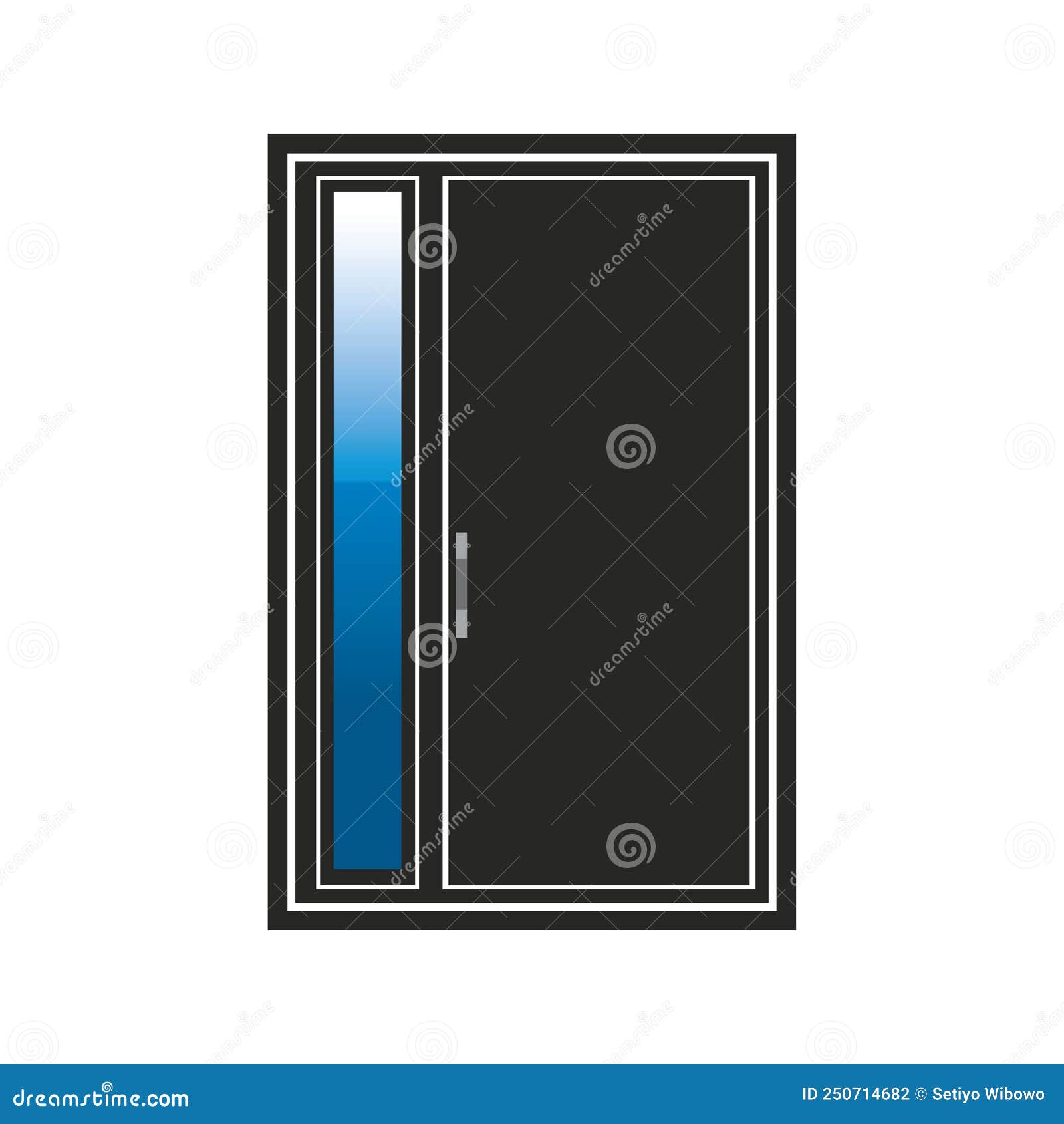 Modern Doors Front Entrance Doors House Vector Stock Vector ...