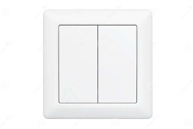 Modern Double Knob Light Switch Stock Illustration - Illustration of ...