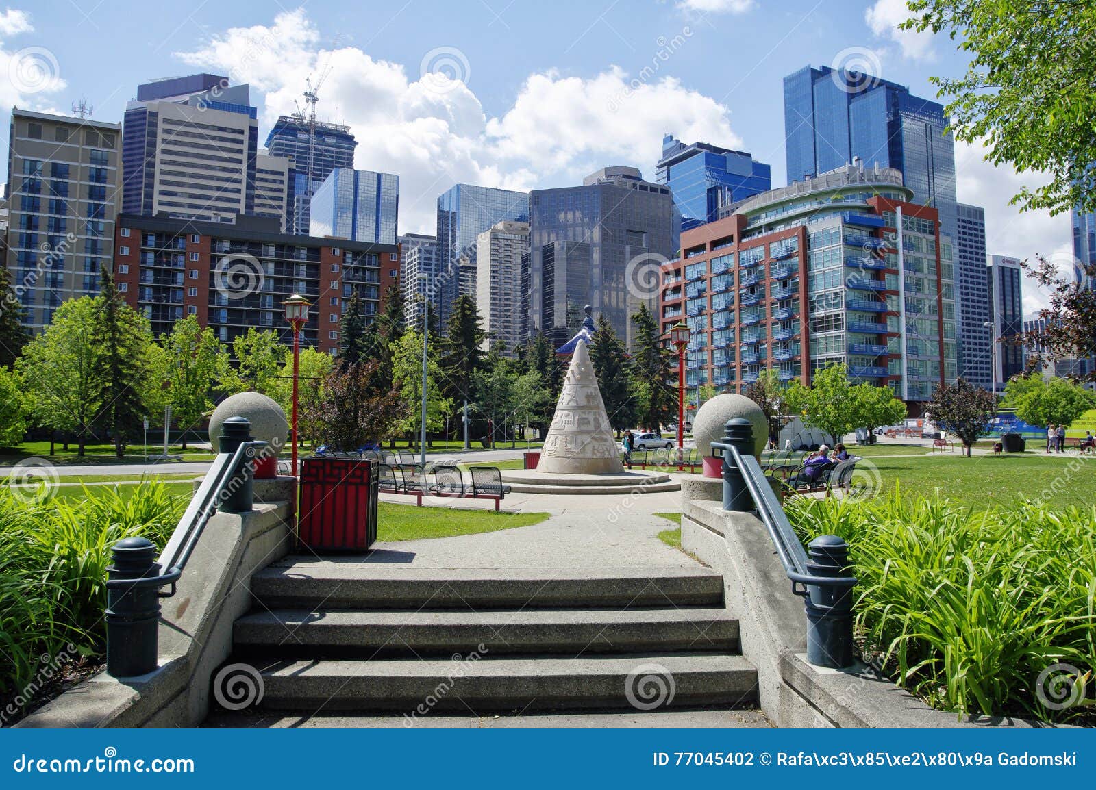 Modern Downtown in Calgary, Alberta Canada. Editorial Photography ...