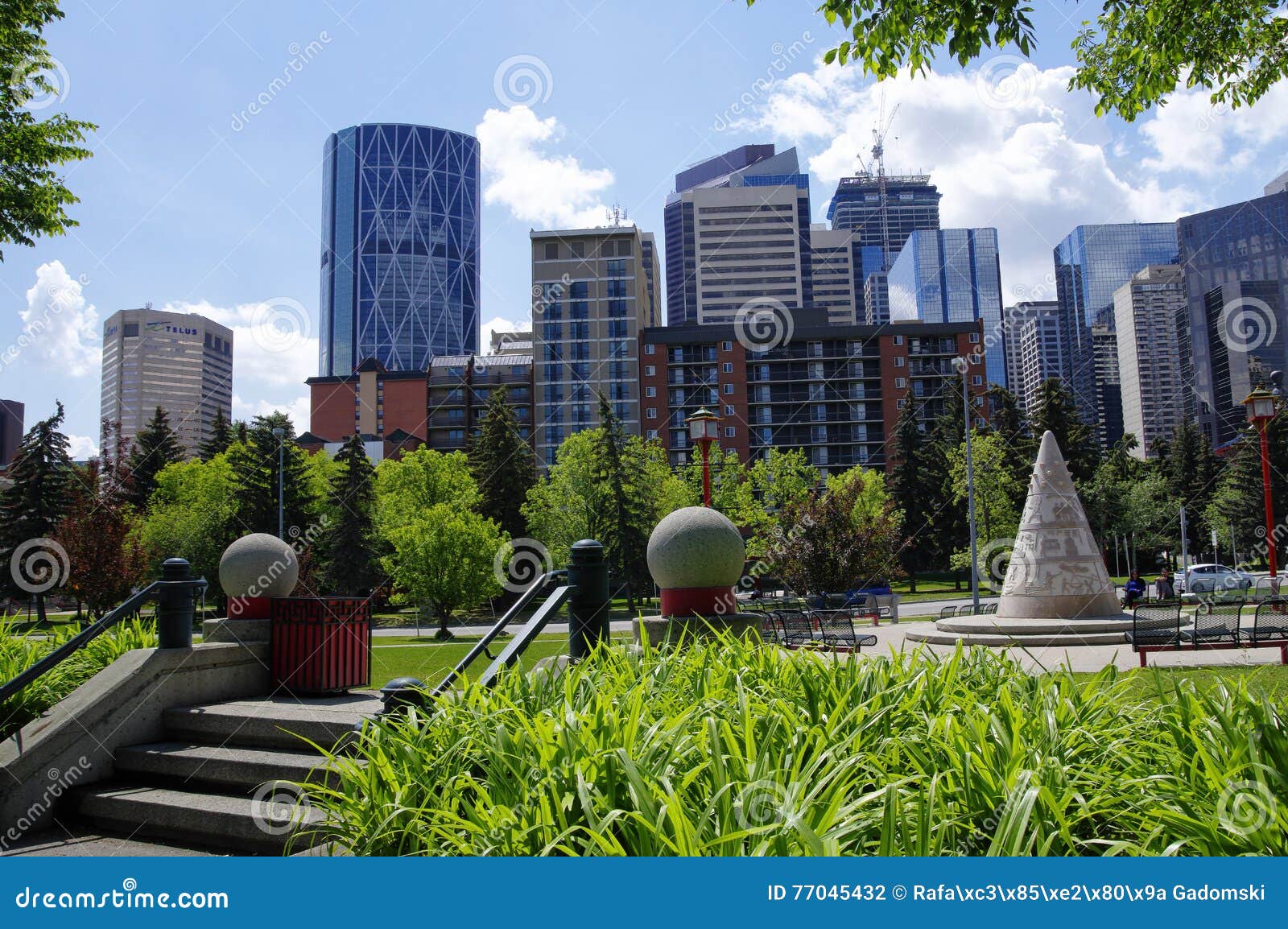 Modern Downtown in Calgary, Alberta Canada. Editorial Photography ...