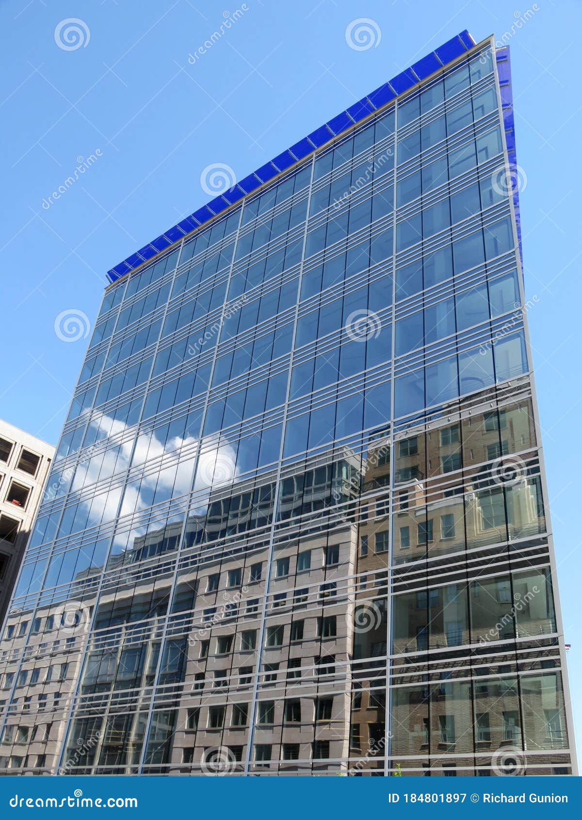 Modern Downtown Office Building in Washington DC Stock Image - Image of ...