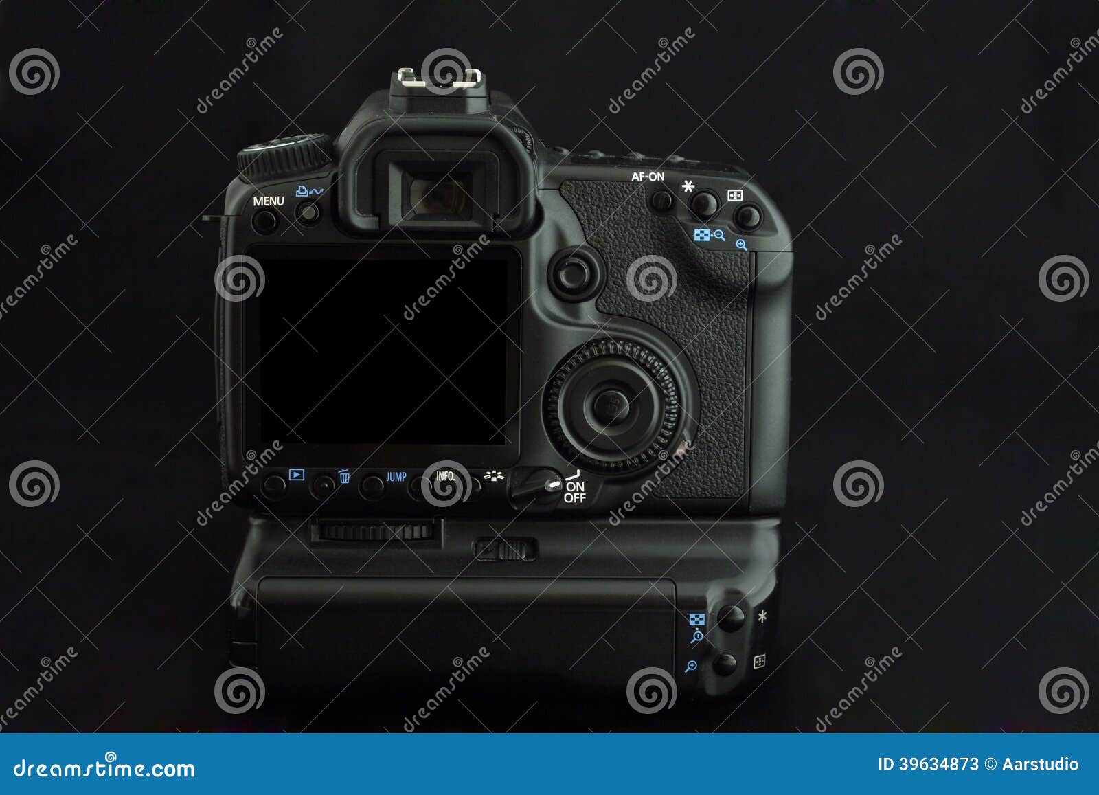 Modern DSLR Camera with Big Sceen LCD Stock Image - Image of display ...