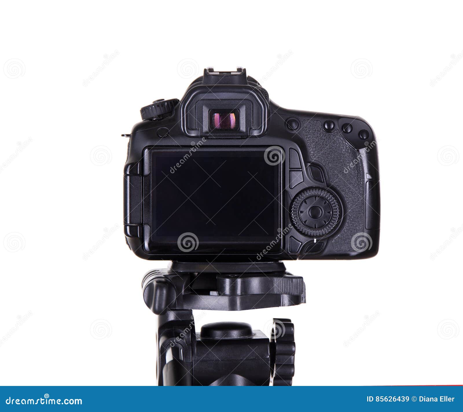 Modern Dslr Camera with Blank Screen Isolated on White Stock Image ...