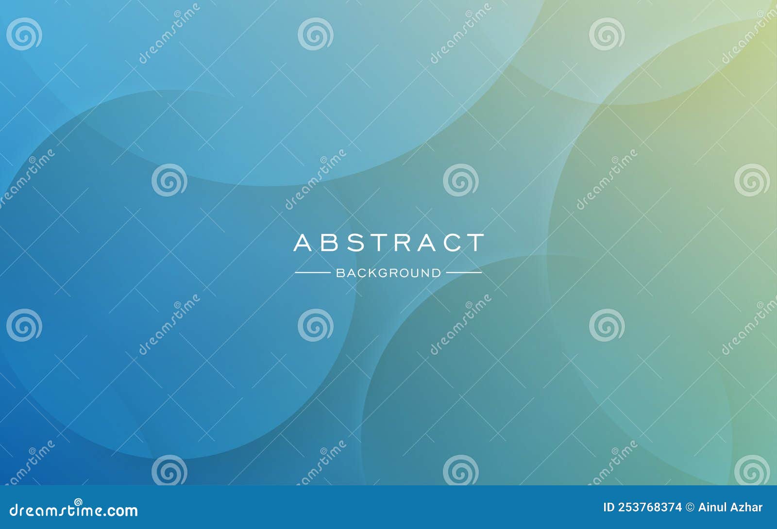 Modern Abstract Dynamic Blue Green Circle Shape Shadow and Light ...
