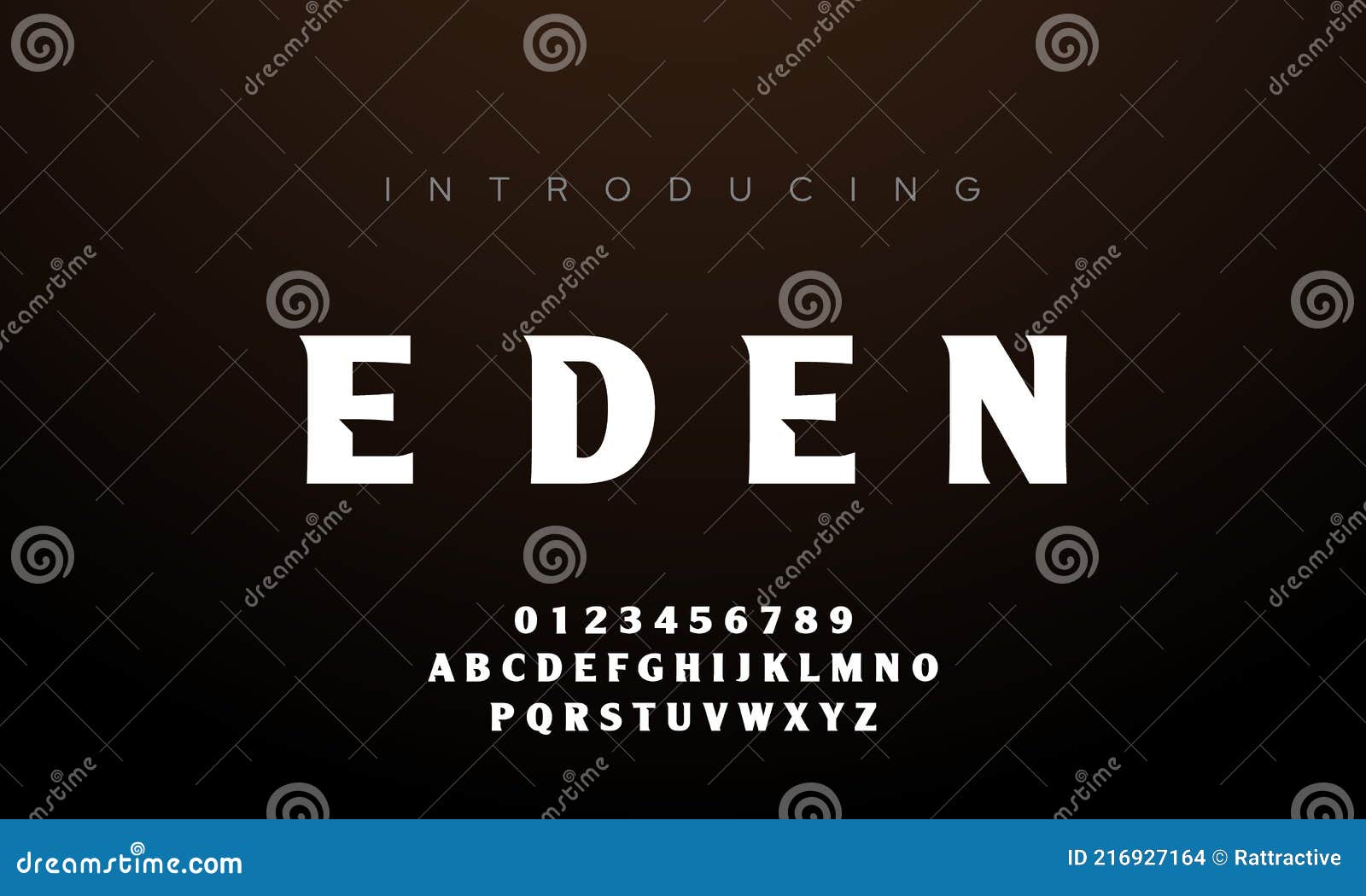 Modern Dynamic Font. Typeface Design Template Vector Illustration Stock ...