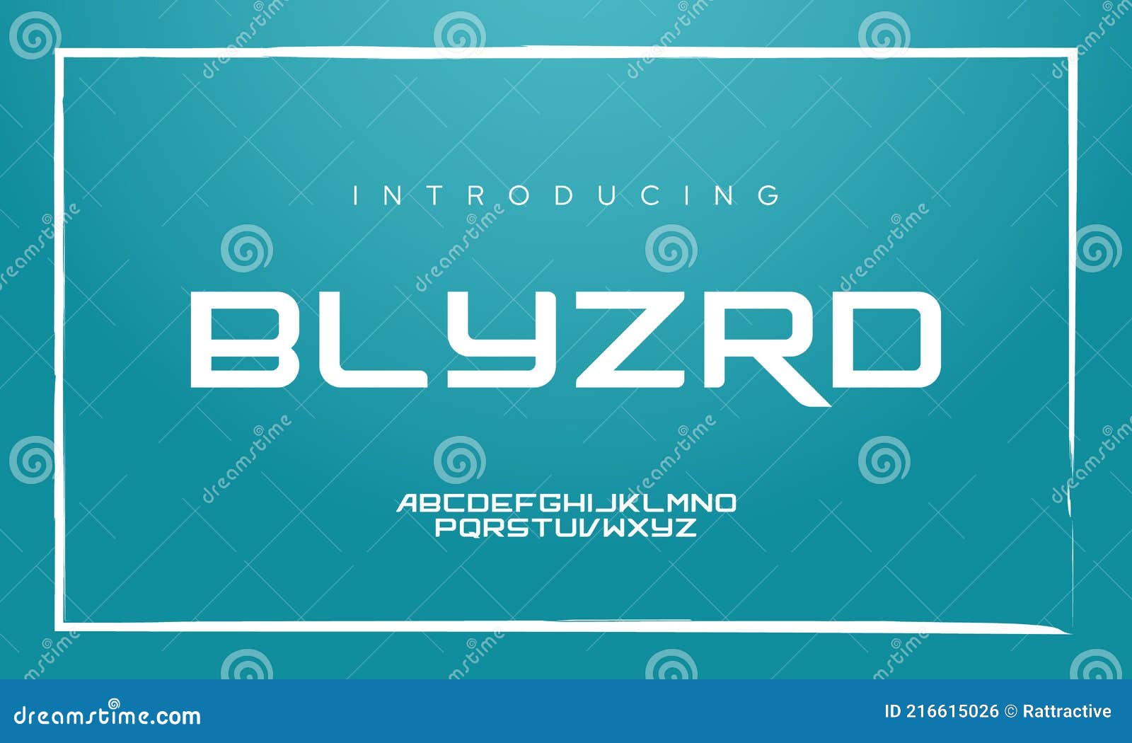 Modern Dynamic Font. Typeface Design Template Vector Illustration Stock ...