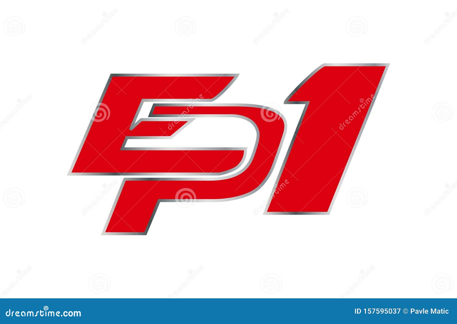 Modern Dynamic Logo on White Stock Vector - Illustration of logo, shape ...