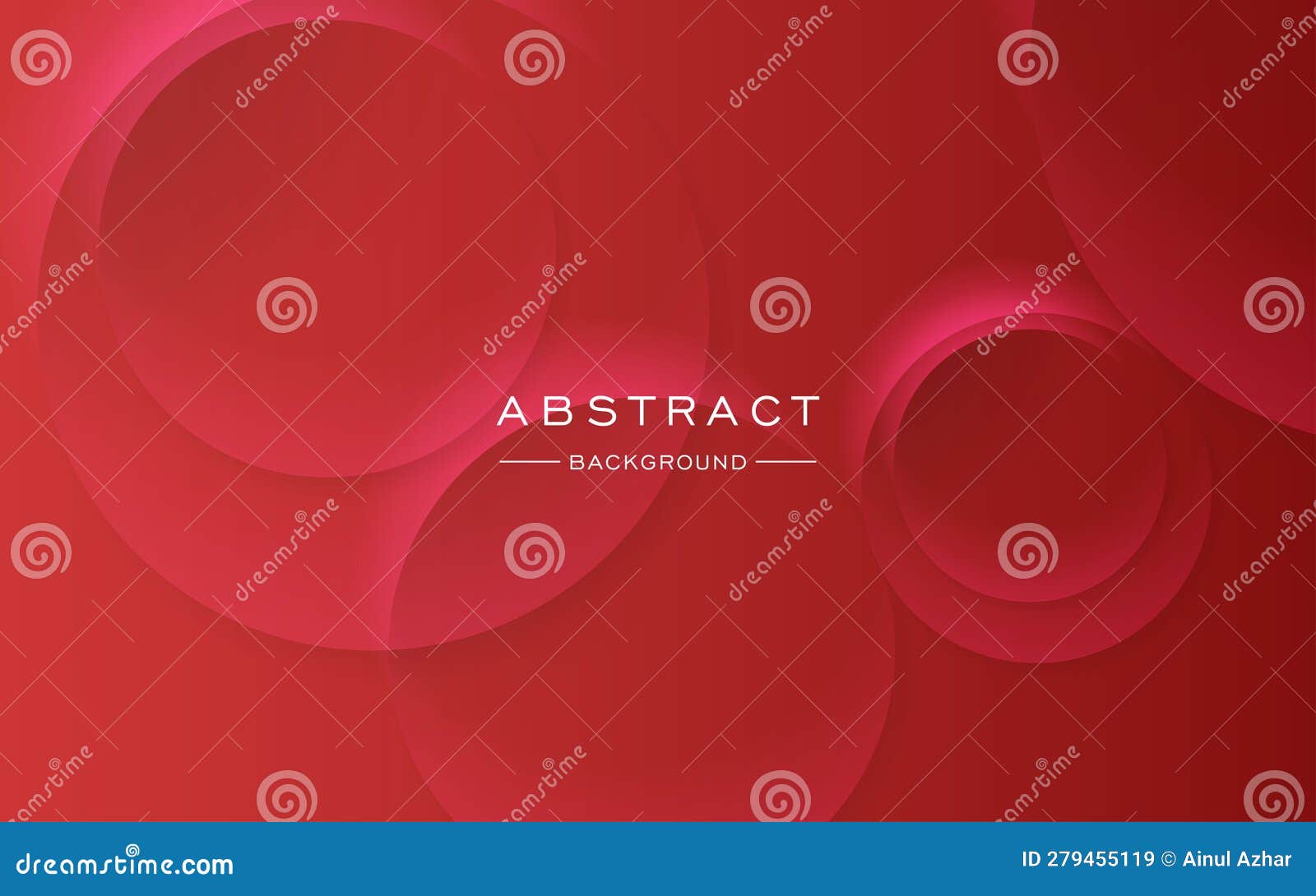 Modern Dynamic Red Circle Shape Shadow and Light Dimension Background ...