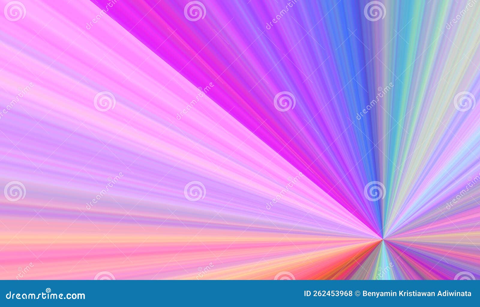 Rainbow Color 3D Stripes Effect Abstract Background Stock Illustration ...