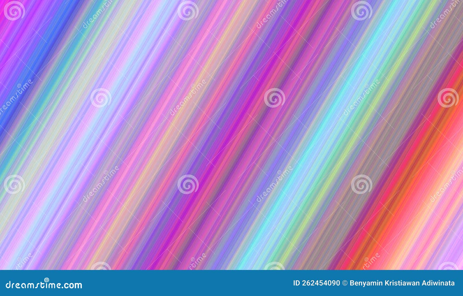 Rainbow Color 3D Stripes Effect Abstract Background Stock Illustration ...