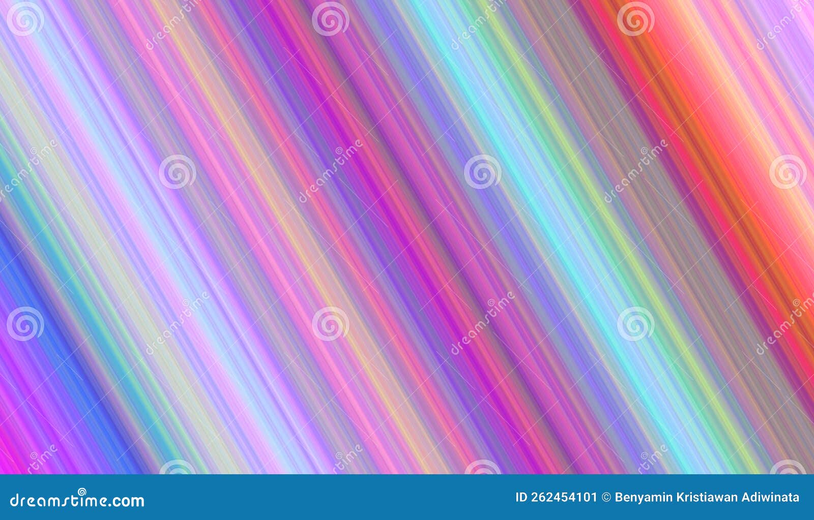 Rainbow Color 3D Stripes Effect Abstract Background Stock Illustration ...