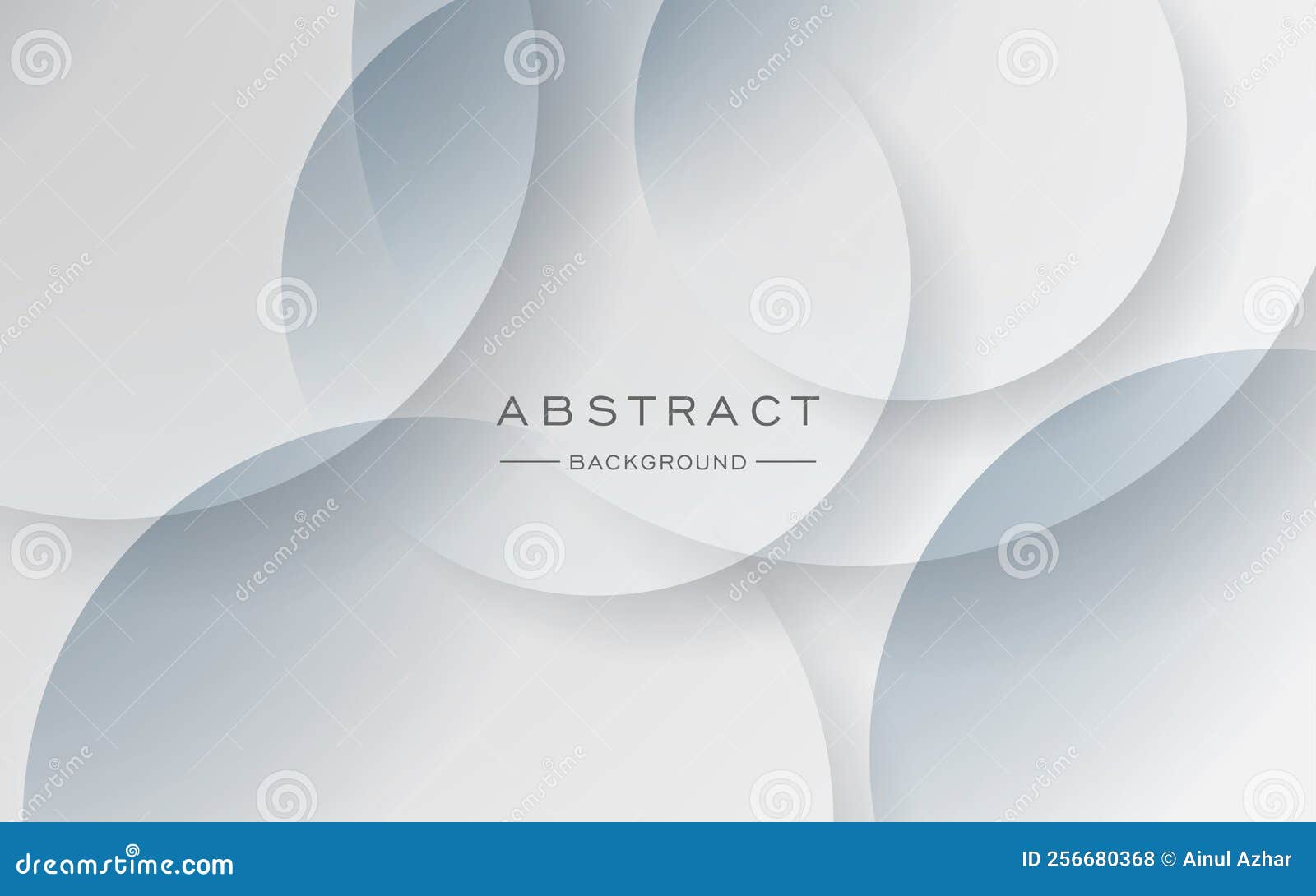 Modern Dynamic White Gray Circle Shape Shadow and Light Dimension ...