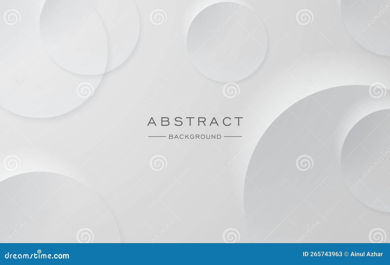Modern Dynamic White Gray Circle Shape Shadow and Light Dimension ...
