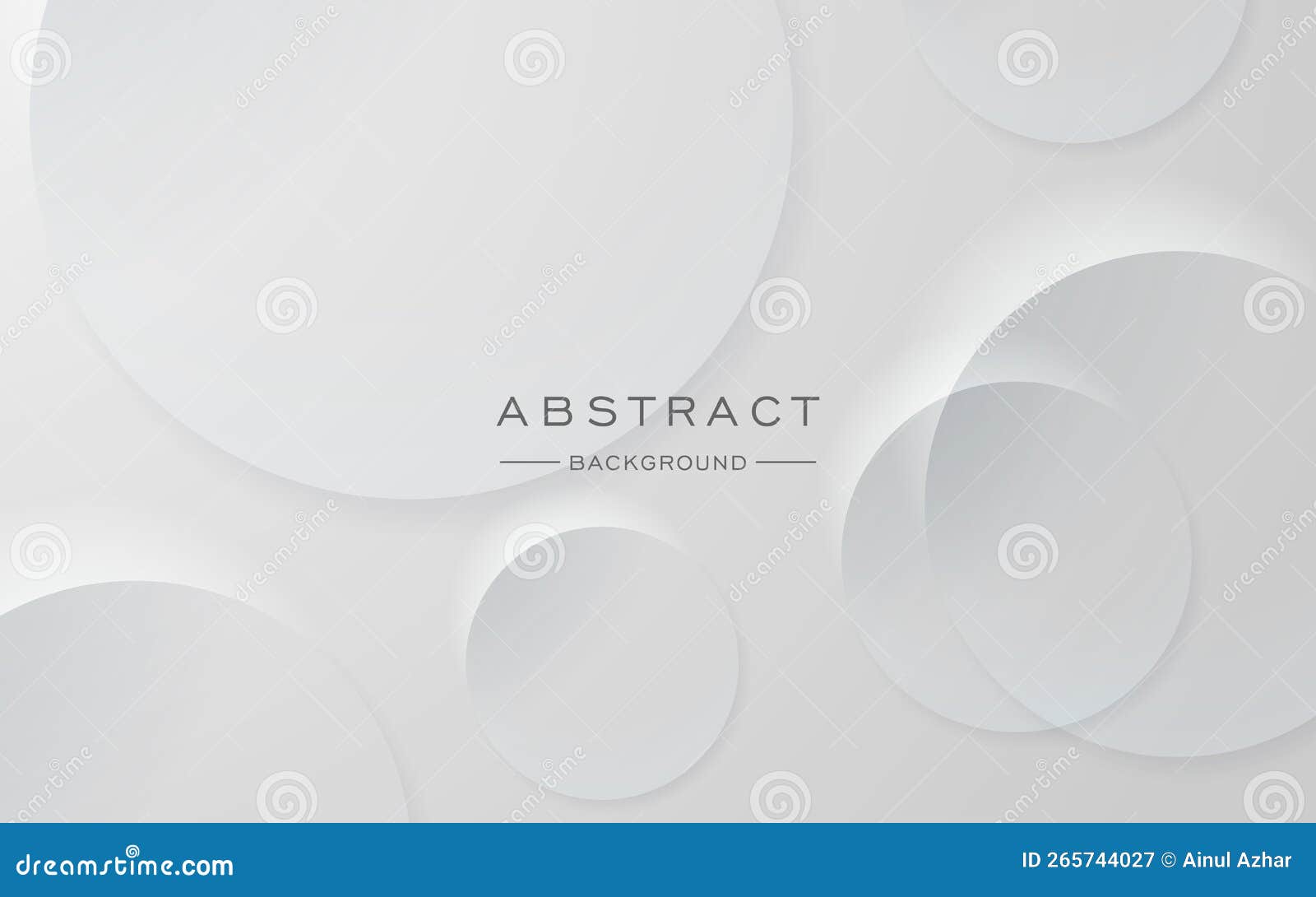 Modern Dynamic White Gray Circle Shape Shadow and Light Dimension ...