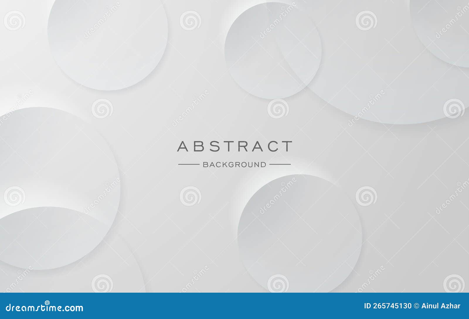 Modern Dynamic White Gray Circle Shape Shadow and Light Dimension ...